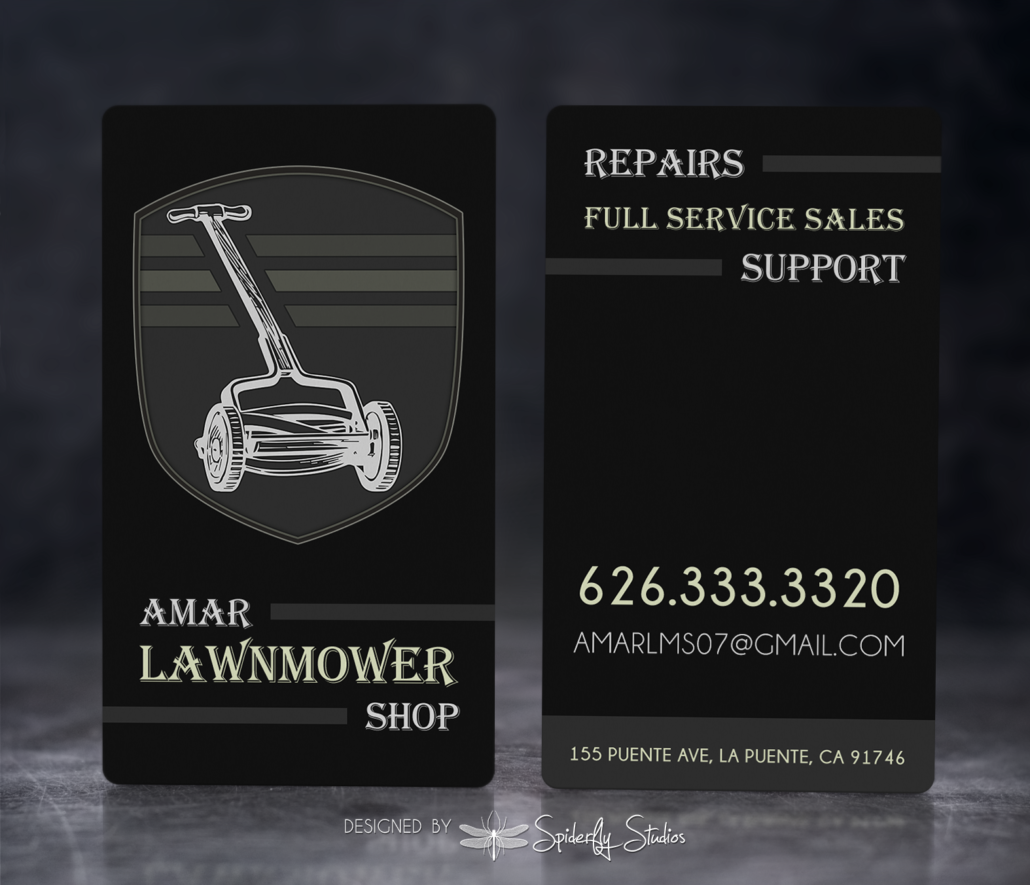 Amar Lawnmower Shop – Spiderfly Studios